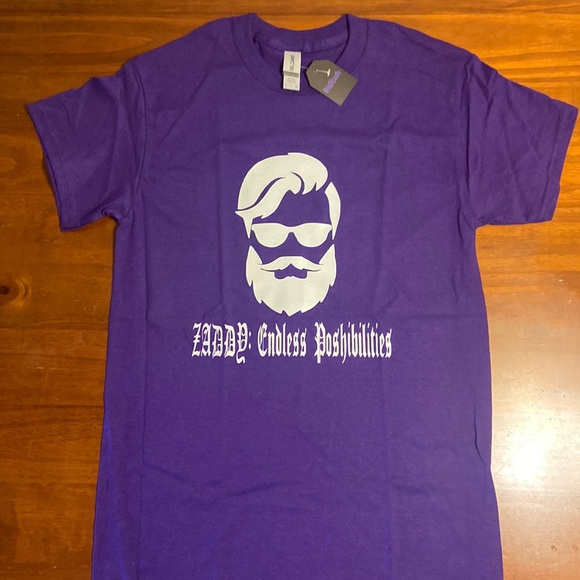 Tops | Purple Zaddy Endless Poshibilities Tshirt Sizes Xl Or Xxl | Poshmark